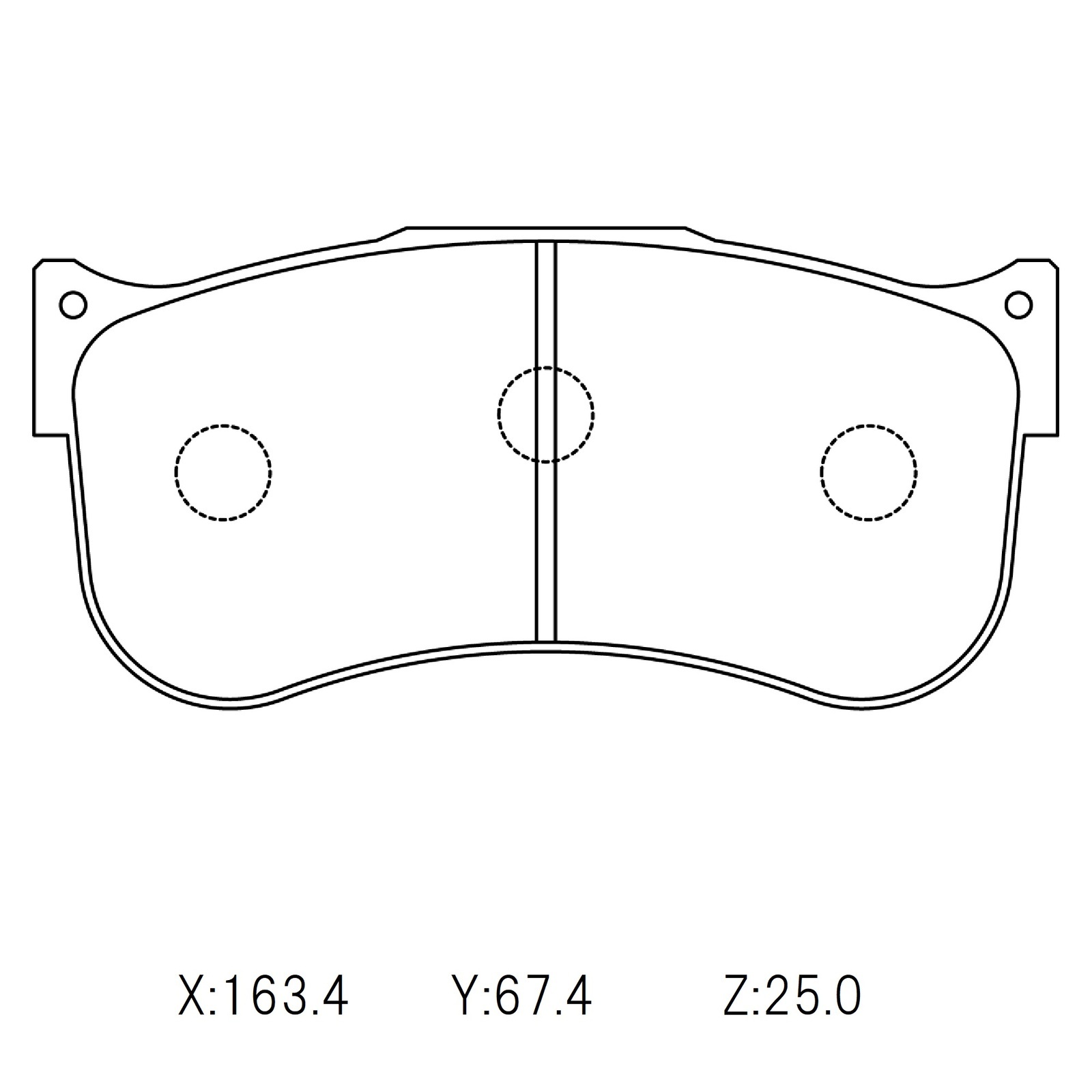 CIRCO M207E Race Brake Pads Brembo 6 pot GT (Deep Annulus) - CIRCO Brakes