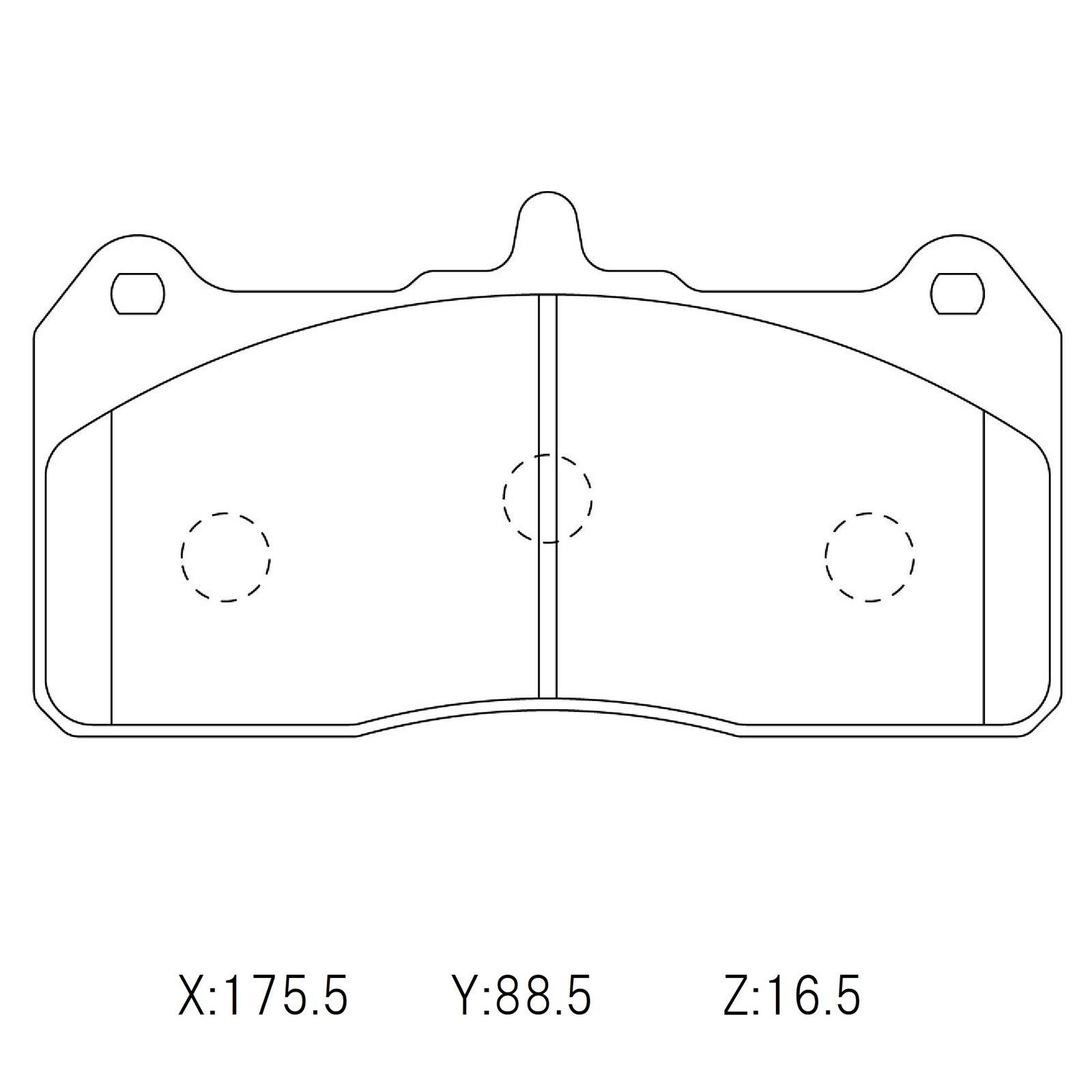 CIRCO M119 Race Brake Pads AP / HSV VF GTS 6pot FRONT - CIRCO Brakes