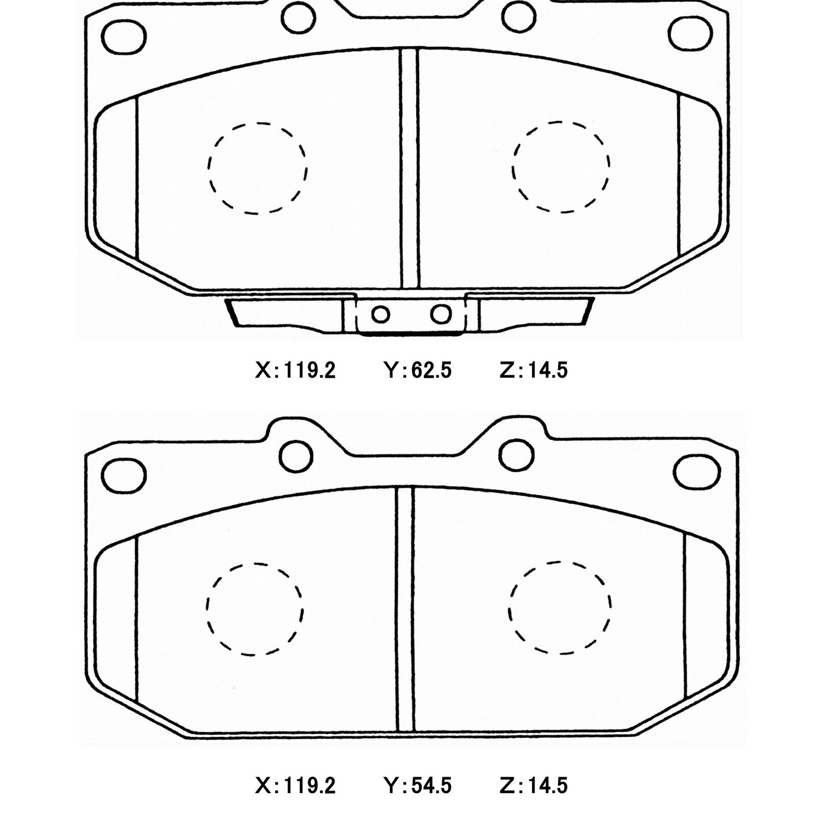 CIRCO M207 Race Brake Pads Sumitomo 4pot / WRX / 200SX / Skyline ...