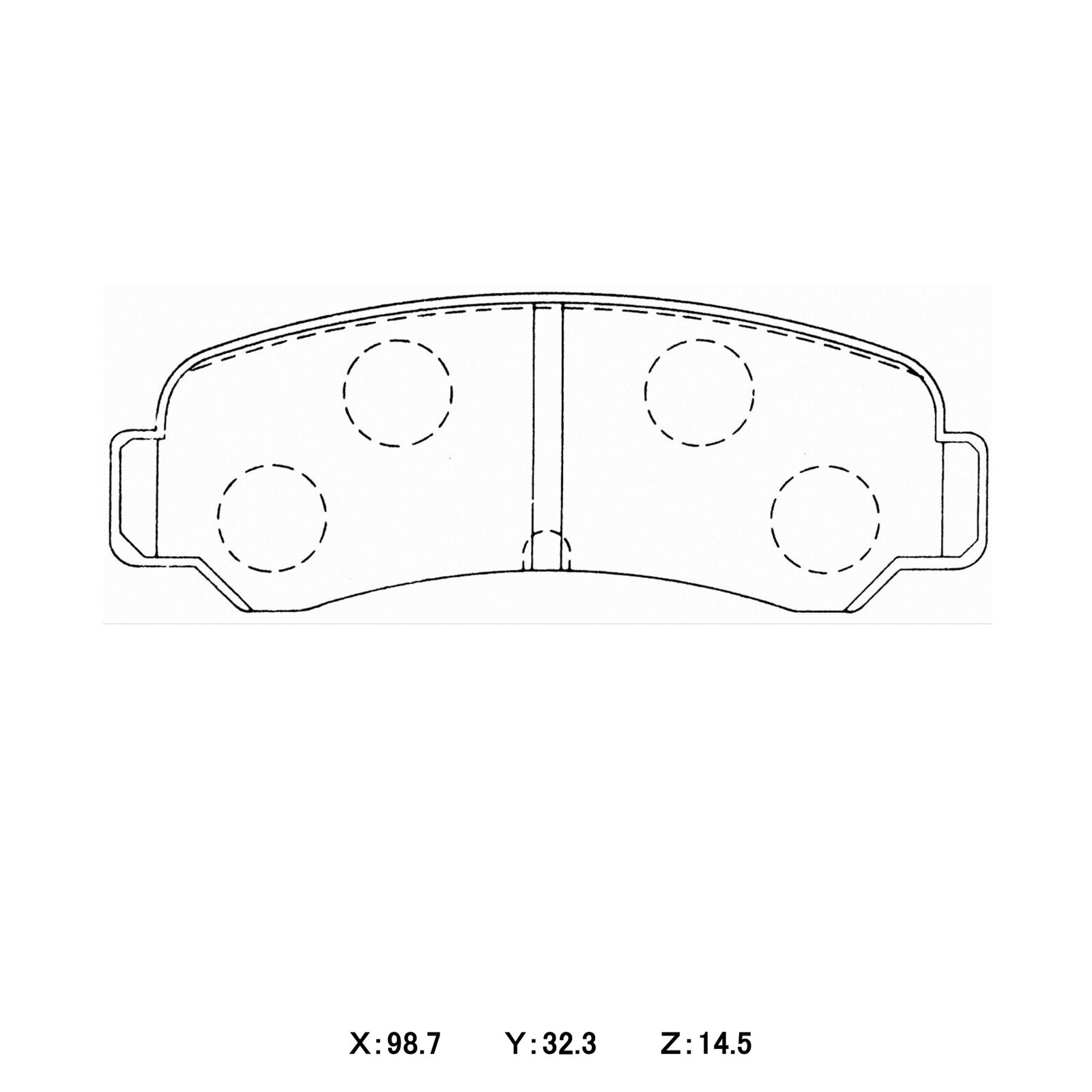WinmaX W3 Performance Trackday Brake Pads Toyota AE86