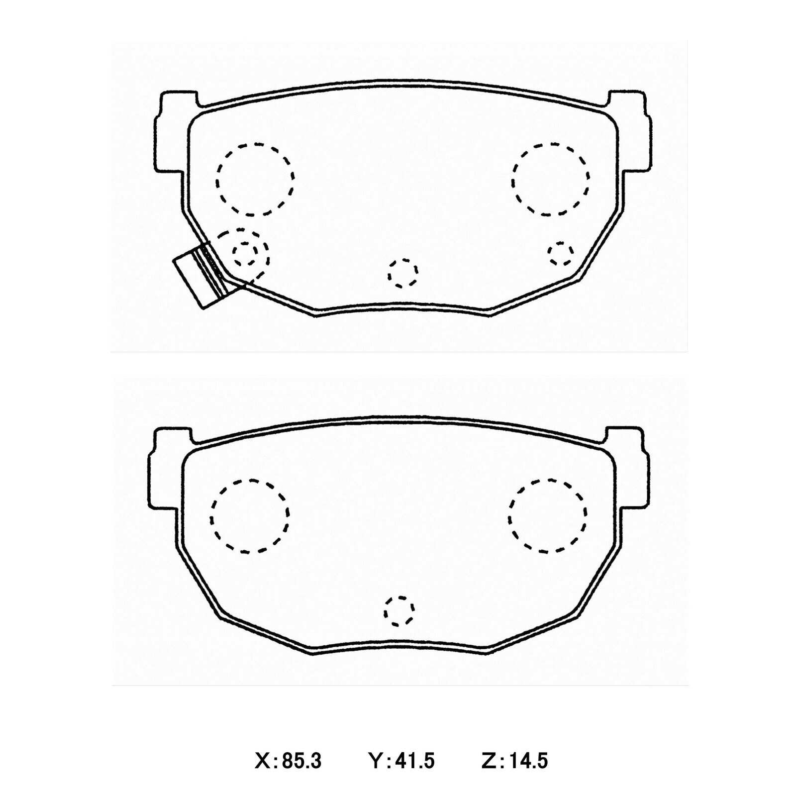 WinmaX W1 Street Performance Brake Pads NISSAN Silvia