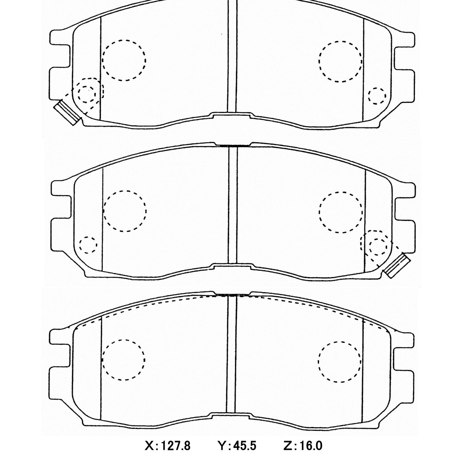 WinmaX W5 Performance Trackday Brake Pads Mitsubishi Mirage / Proton Satria