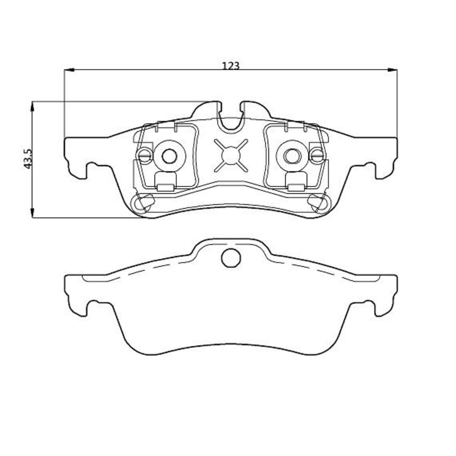 WinmaX W3 Performance Trackday Brake Pads Mini One / JCW / Cooper (R53)
