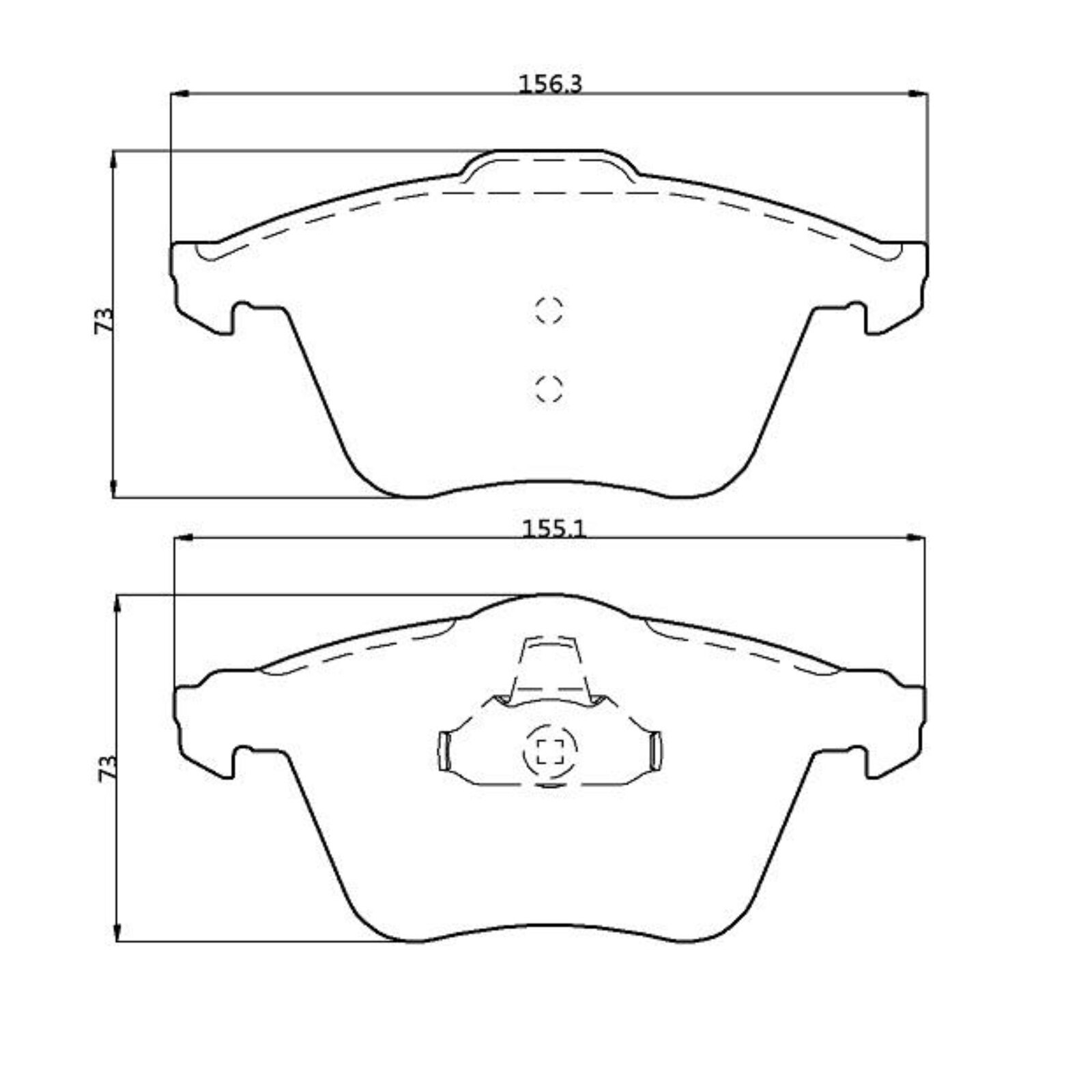 WinmaX W2 Street Performance Brake Pads Volkswagen Golf VI R / Audi S3