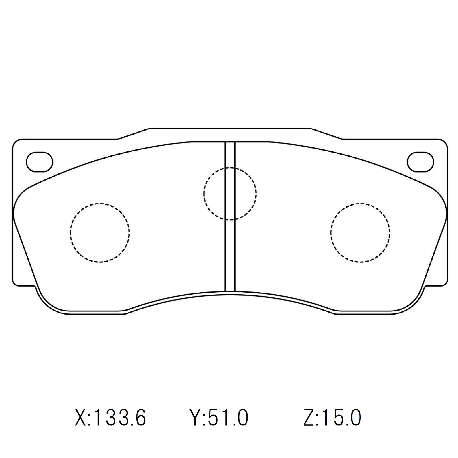 WinmaX W1 Street Performance Brake Pads Endless 4 pot caliper