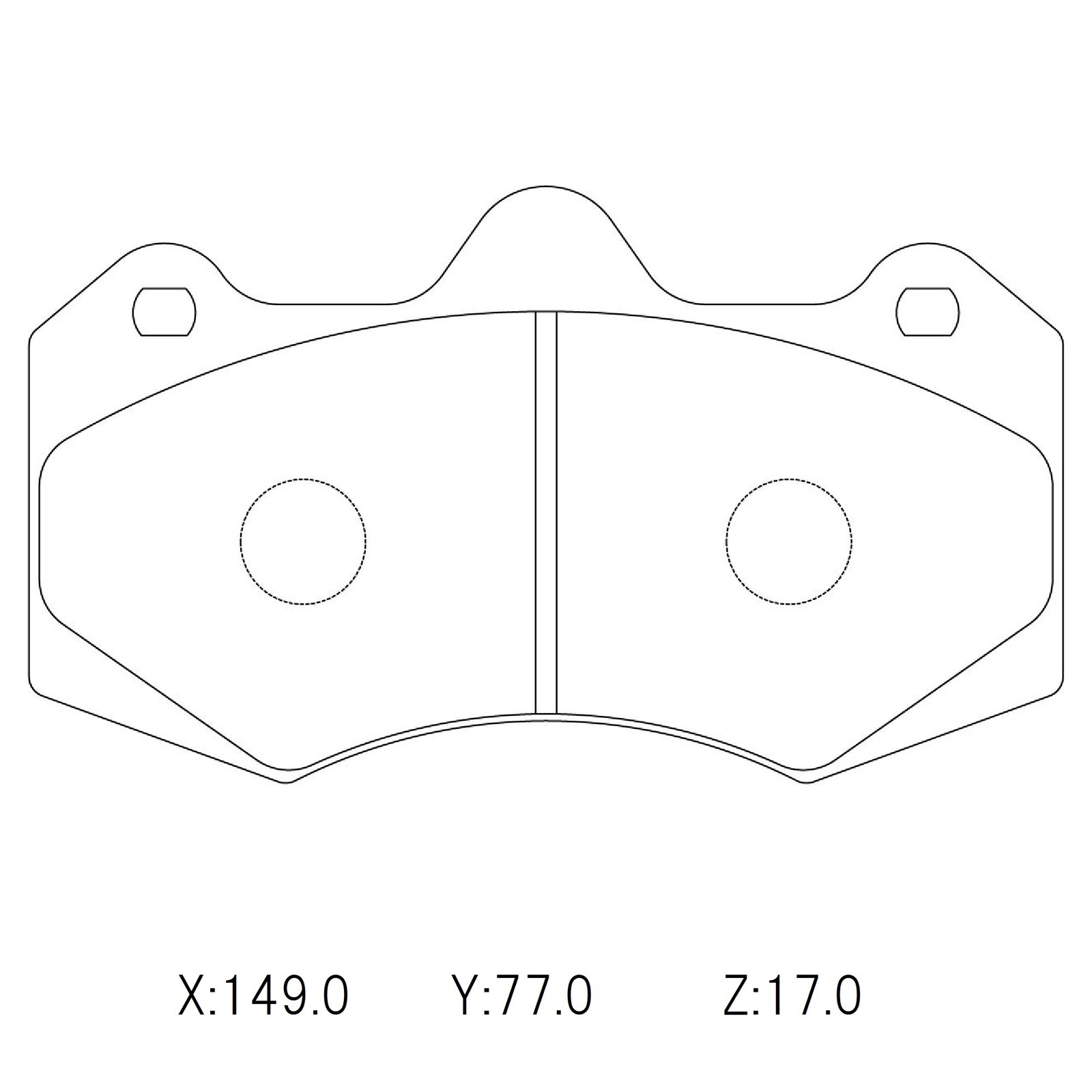 WinmaX W6.5 Race Brake Pads AP / HSV VE / VF 4pot FRONT / REAR